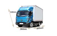 China 2024 Feidie Cars EW5 3 Seater Electric Van 8T Truck with Leather Seats and 290km Range for sale