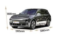 China Silver Li Xiang L8 MAX Electric EV Car Multi-function Steering Wheel Panoramic Sunroof for sale