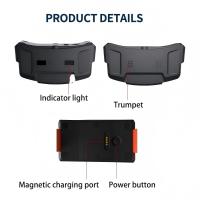 China Compact 4000mAh GPS+LBS Dog Tracker Collar with 46g Lightweight Design and Voice Intercom for Pet Safety for sale