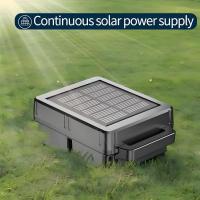 China Solar GPS Tracker for Livestock - IP68 Waterproof, 10,000mAh Battery, ±1 Meter Accuracy for Sheep & Farm Assets for sale
