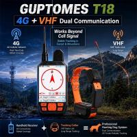 China T18 Multi-Dog GPS Tracking System for Hunting Dogs 4G VHF 15km Range 20 Collars for sale