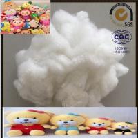 China 12Dx76mm Solid Recycled Polyester Staple Fiber Good Resilience With Silicon for sale