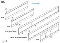 China Heald Frame Textile Machinery Spare Parts , Sulzer Loom Parts Aluminum Alloy for sale