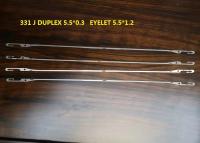 China Heald Wire Weaving Loom Parts Fine Yarn Polyester Monofilament Highest Density for sale