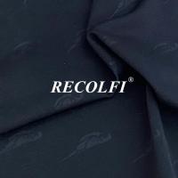 China Embossed Print Activewear Knit Fabric Stretch Yoga Wear Lingning Fabric 120gsm for sale