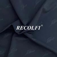 China Embossed Print Activewear Knit Fabric Stretch Yoga Wear Lingning Fabric 120gsm for sale