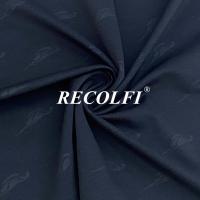 China Embossed Print Activewear Knit Fabric Stretch Yoga Wear Lingning Fabric 120gsm for sale