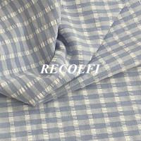 China 170gsm Eco Friendly Activewear Knit Fabric Crinkle Textured Ladies Swimwear for sale