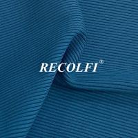China Eco Ribbed Activewear Knit Fabric Dyeable Yoga Wear Stretch Leggings for sale