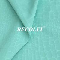 China Embossed Print Activewear Recycled Knit Fabric Syretch Cycling Wear for sale