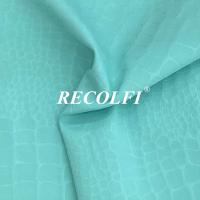 China Embossed Print Activewear Recycled Knit Fabric Syretch Cycling Wear for sale