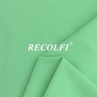 China Eco Rib Recycled Activewear Knit Fabric Digital Print Leggings Yoga Wear for sale