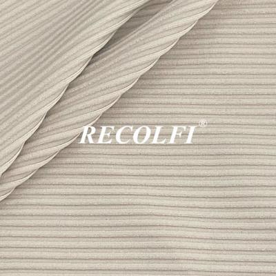 China Sustainable Recycled Activewaer Knit Fabric Solid Color Stretch Athletic Wear for sale