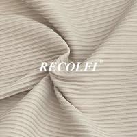 China Sustainable Recycled Activewaer Knit Fabric Solid Color Stretch Athletic Wear for sale