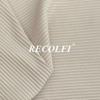 China Sustainable Recycled Activewaer Knit Fabric Solid Color Stretch Athletic Wear for sale