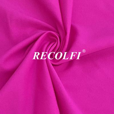 China 140GSM Recycled Activewear Knit Fabric Compression Lining Stretch Leggings for sale
