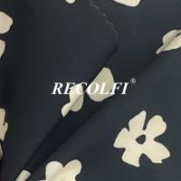 China Recycled Activewear Polyester Knit Fabric Brushed Work Out Leggings Wicking Yoga Wear for sale