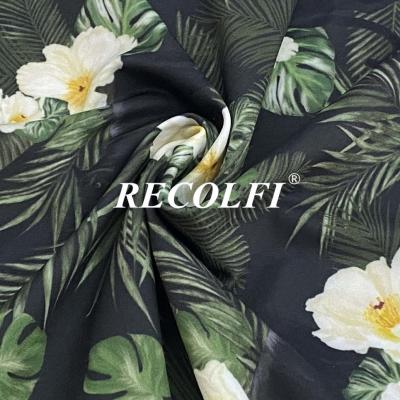 China Sublimation Print Activewear Knit Fabric Moisture Wicking Yoga Wear for sale