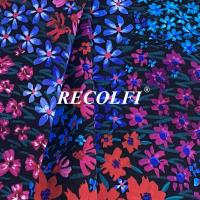 China Repreve Activewear Knit Fabric Digital Printing Breathable Wicking Leggings for sale