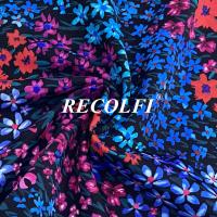 China Repreve Activewear Knit Fabric Digital Printing Breathable Wicking Leggings for sale