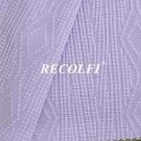 China Anti Bacterial Activewear Knit Fabric Textured UV Protect Yoga Wear for sale