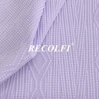 China Anti Bacterial Activewear Knit Fabric Textured UV Protect Yoga Wear for sale