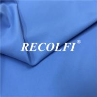 China Microfiber 4 Way Stretch Unifi Recycled Fabric Silky Soften Finishing Solid for sale