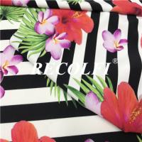 China Free Cuttable Stretchy Ribbed Swimwear Fabric for High Waisted Bikini UK for sale