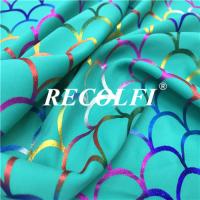 China Super Stretch Lycra Xtra Life Fabric Twinkle Print Color For Plus Size Bathing Suits for sale