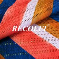 China Interfiliere ShangHai Exhibitor Knitting 4 Way Textured Jacquard Circular Recycled Spandex Fabric Matalan Beachwear for sale