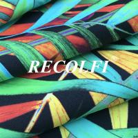 China Recycled Floral Print Fabric , Four Way Stretch Fabric For Texworld Usa Swim Sports for sale