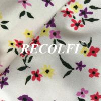 China Polyester Knitted Karl Mayer Sport Performance Lalame Recycled Spandex Fabric Bikinis Swimwear for sale