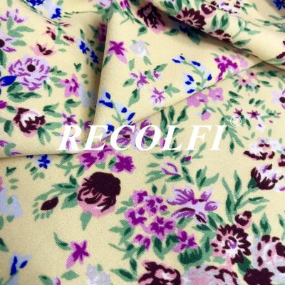 China Flower Printing Women'S Activewear Ultra Stretch Sensitive 152CM 250GS for sale