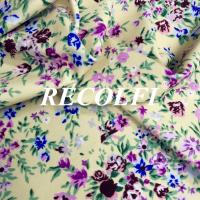 China Flower Printing Women'S Activewear Ultra Stretch Sensitive 152CM 250GS for sale