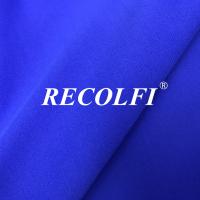China Refined Power Stretch Recycled Swimwear Fabric , Solid Plain Bathing Suit Fabric for sale