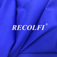 China Refined Power Stretch Recycled Swimwear Fabric , Solid Plain Bathing Suit Fabric for sale