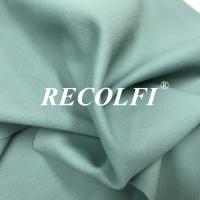 China Solid Color Swimwear Repreve Fabric , Soft Anti Uv Sensitive Sports Bra Fabric for sale