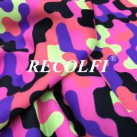 China Neon Bright Fluo Colors Repreve Swimwear Fabric For Melbourne Tankini Bikini Tops for sale
