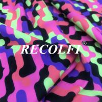 China Neon Bright Fluo Colors Repreve Swimwear Fabric For Melbourne Tankini Bikini Tops for sale