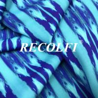 China Printing Color Warp Knitted Fabric , Yoga Pants Material Premium Stretch Fiber for sale