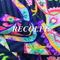China Activewear Fabric Made Of Plastic Ink Jet Digital Print Colors Fashion Appearance for sale