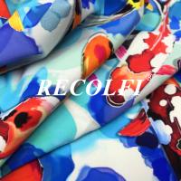 China Pet Bottle Unifi Activewear Recycled Plastic Polyester Fabric With Good Skin Feeling for sale