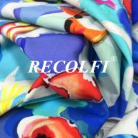 China Pet Bottle Unifi Activewear Recycled Plastic Polyester Fabric With Good Skin Feeling for sale