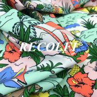 China Digital Print Plastic Recycled Fabric , High End Athletic Wear Fabric for sale