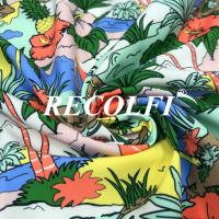 China Digital Print Plastic Recycled Fabric , High End Athletic Wear Fabric for sale