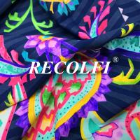 China Ultra Chlorine Resistant Yoga Wear Fabric Material 79% Repeve 21% Spandex for sale