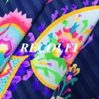 China Ultra Chlorine Resistant Yoga Wear Fabric Material 79% Repeve 21% Spandex for sale