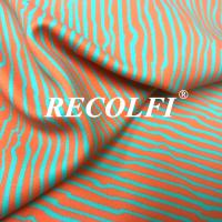 China Solid Stone Repreve Recycled Swimwear Fabric Fishing Nets Post Consumer for sale