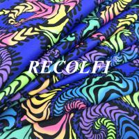 China Yoga Wear Digital Printed Fabric Diamond Colorfastness Sea Water for sale