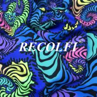 China Yoga Wear Digital Printed Fabric Diamond Colorfastness Sea Water for sale